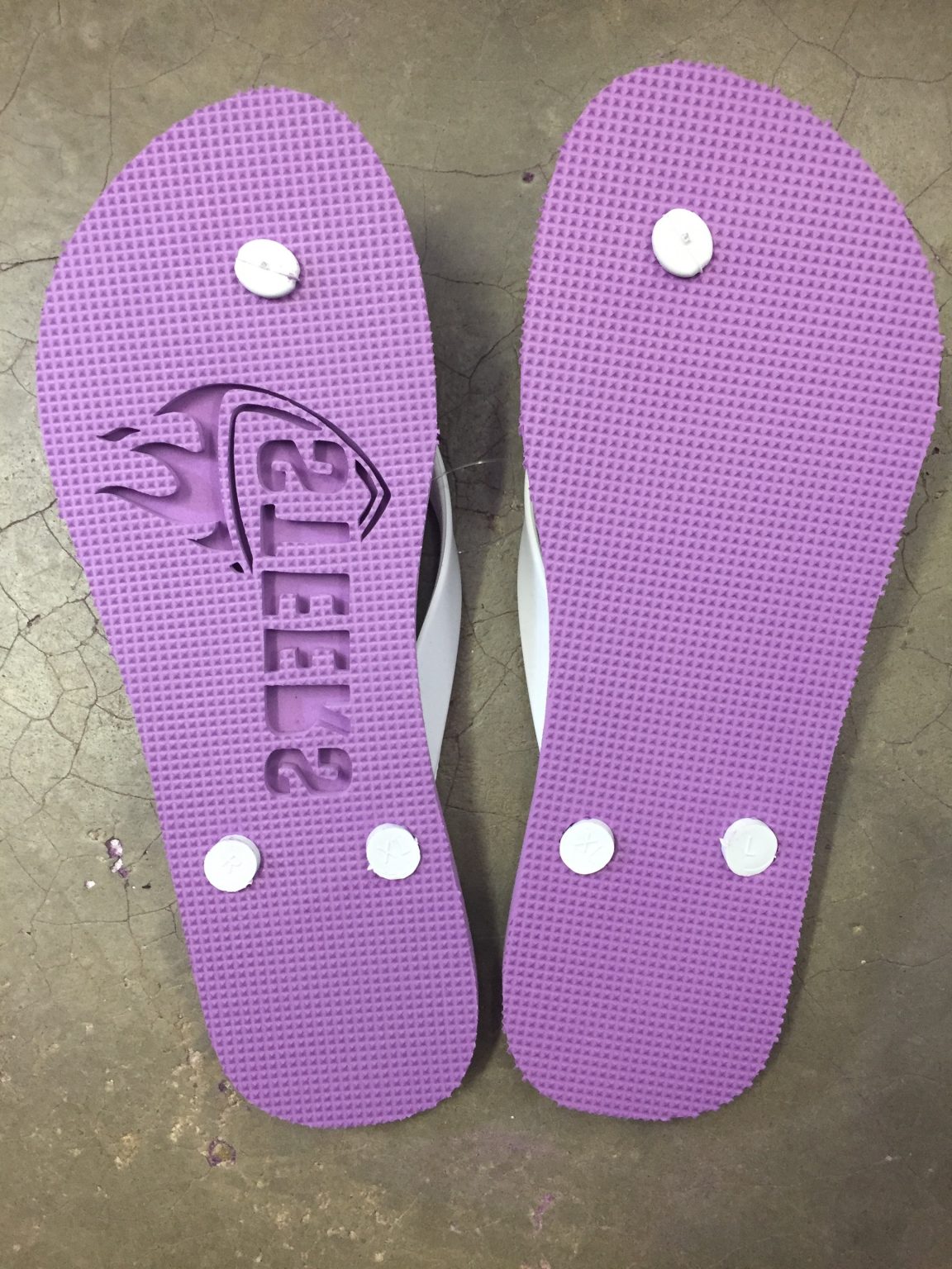 Flip-Flops with Custom Sand Imprints - Son of a Stitch